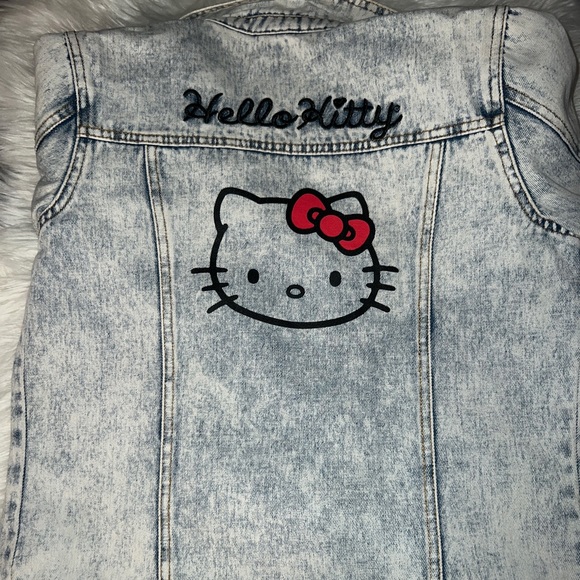 Hello Kitty | Jackets & Coats | Hello Kitty Jean Jacket | Poshmark